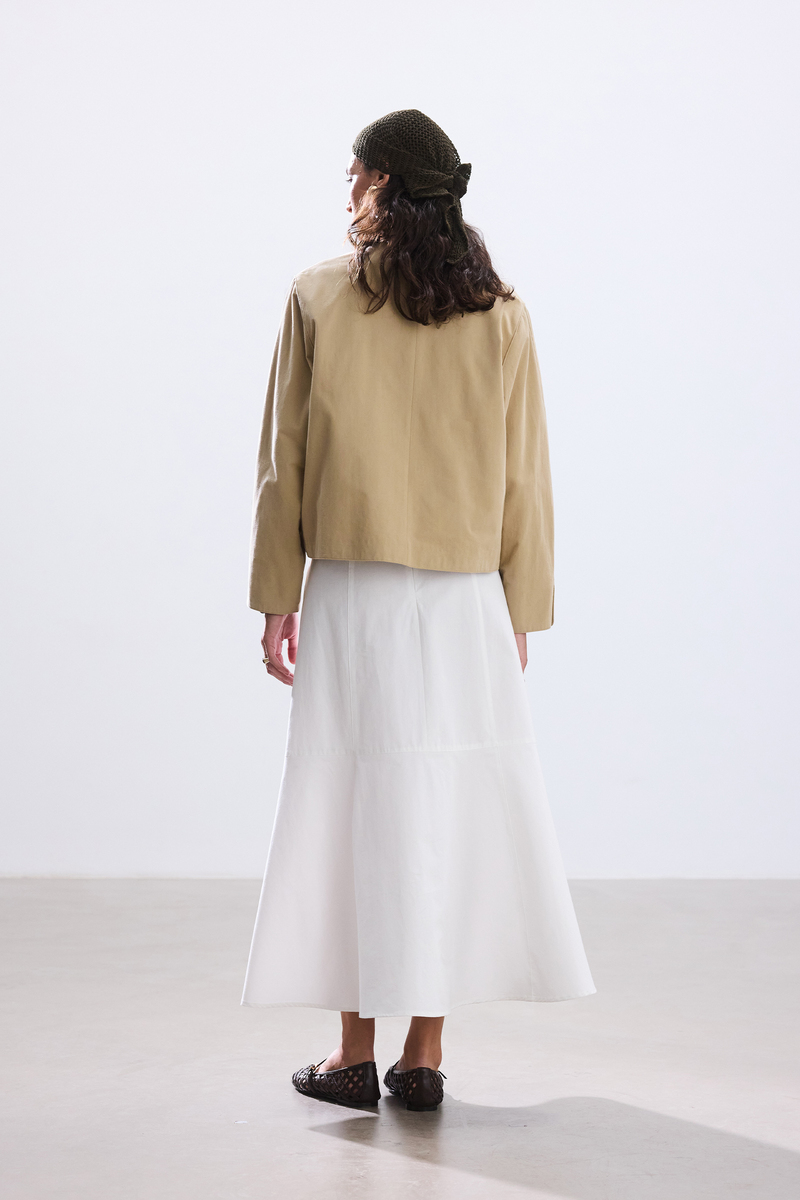 KUM DÜĞMELİ PAMUKLU CEKET Online Satın Al! | Be Blue